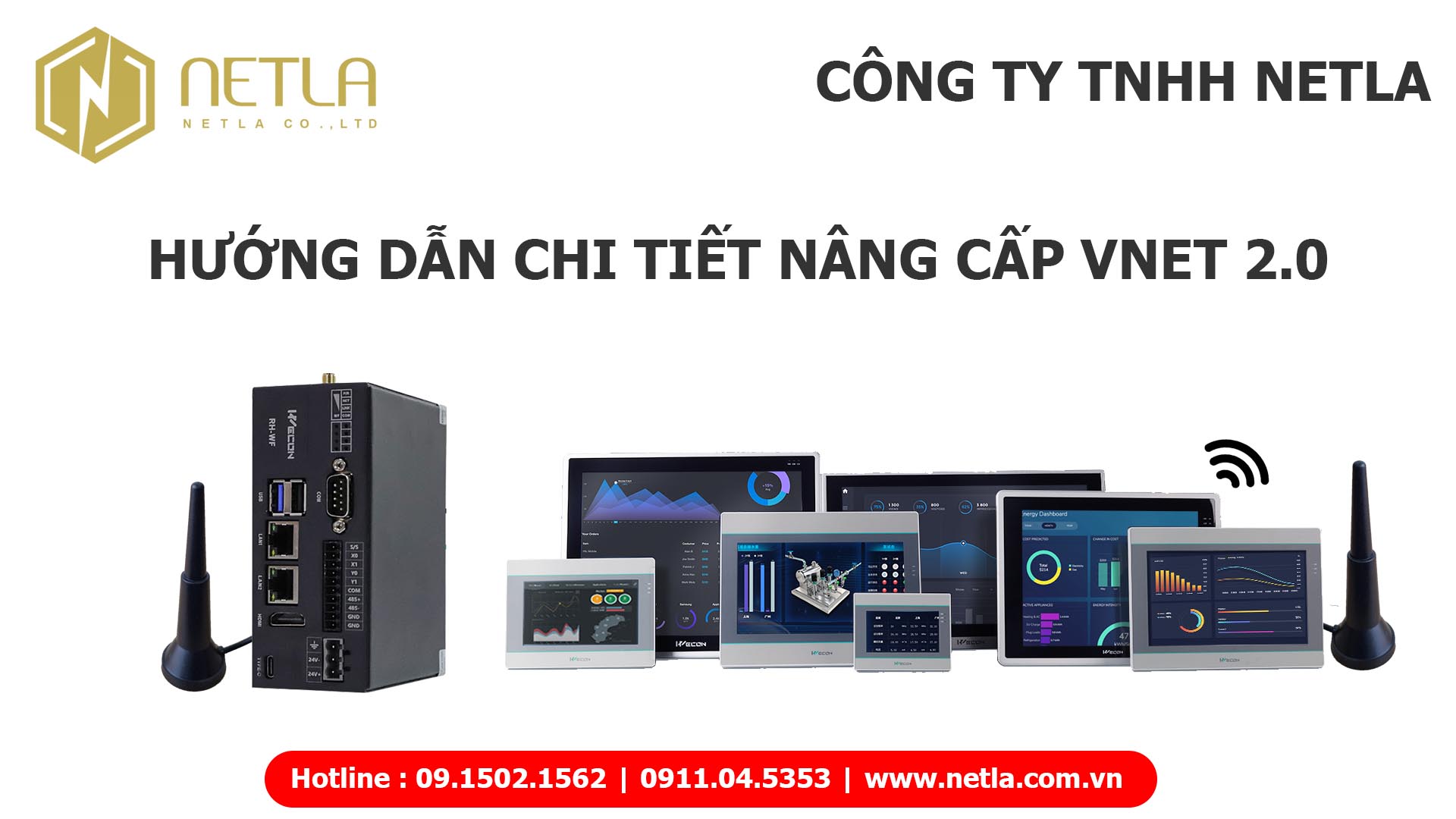 HƯỚNG DẪN CHI TIẾT NÂNG CẤP LÊN VNET 2.0 - CÔNG TY TNHH NETLA
